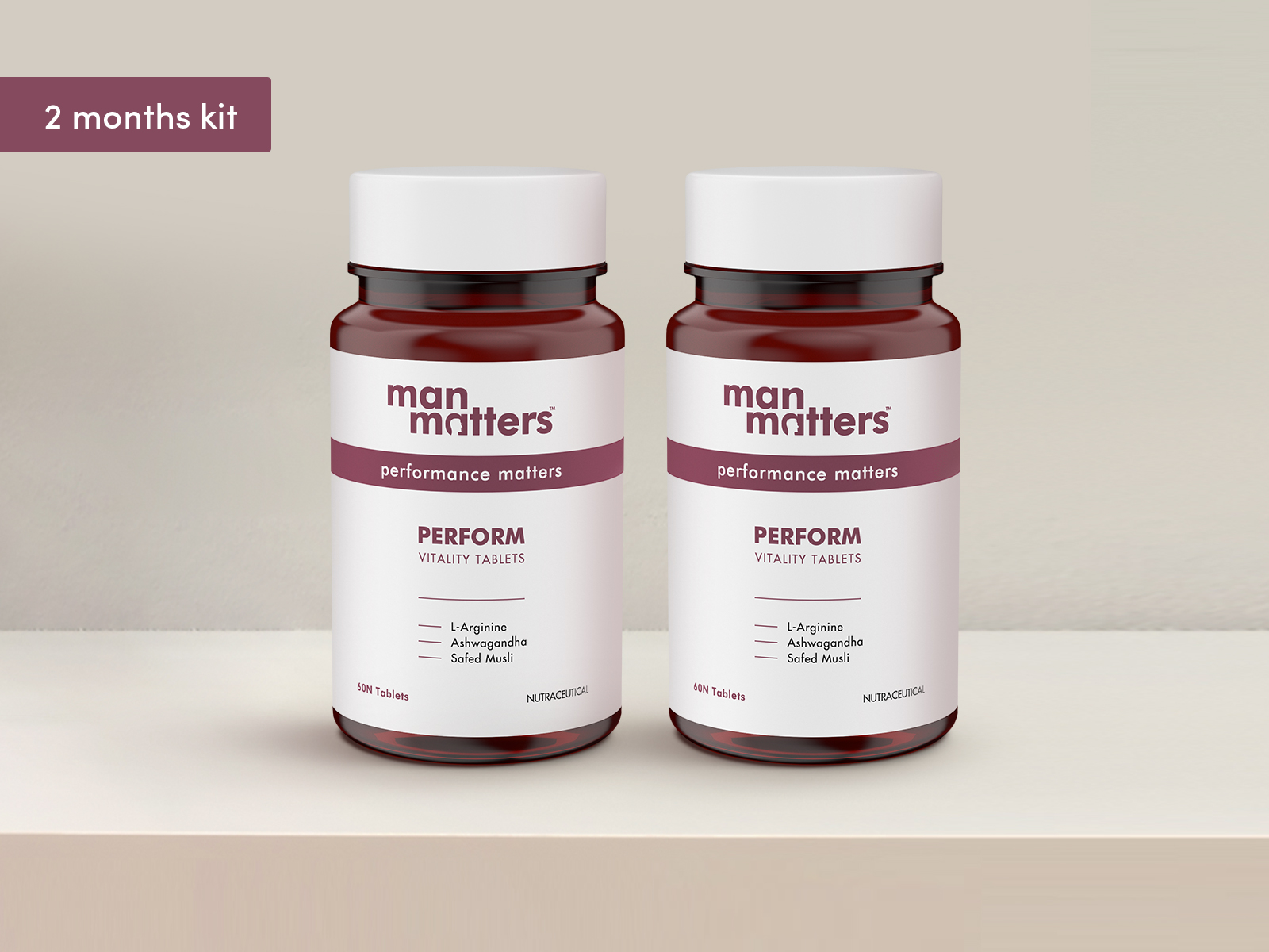 Buy PERFORM Vitality Tablets to Last Longer in Bed - 2 Months Pack ...